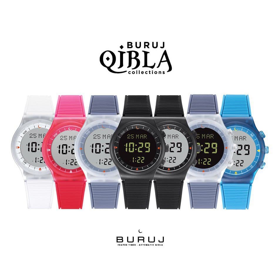 BURUJ Qibla Watch Jam Tangan Azan Digital | Shopee Malaysia