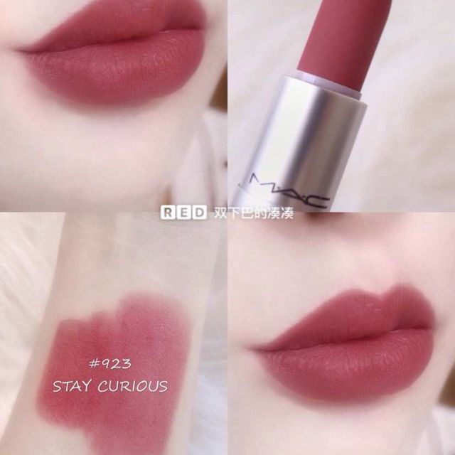 MAC stay curious lipstick 923 磨砂口红 专柜代购 | Shopee Malaysia