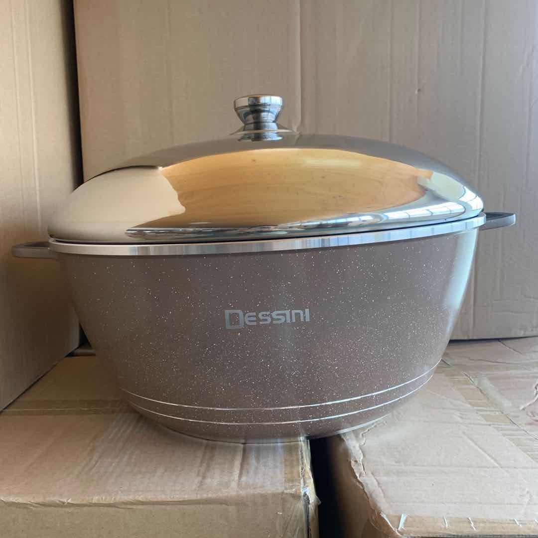 DESSINI 40cm Periuk Rendang Periuk Batu Granite Induction, Granite ...