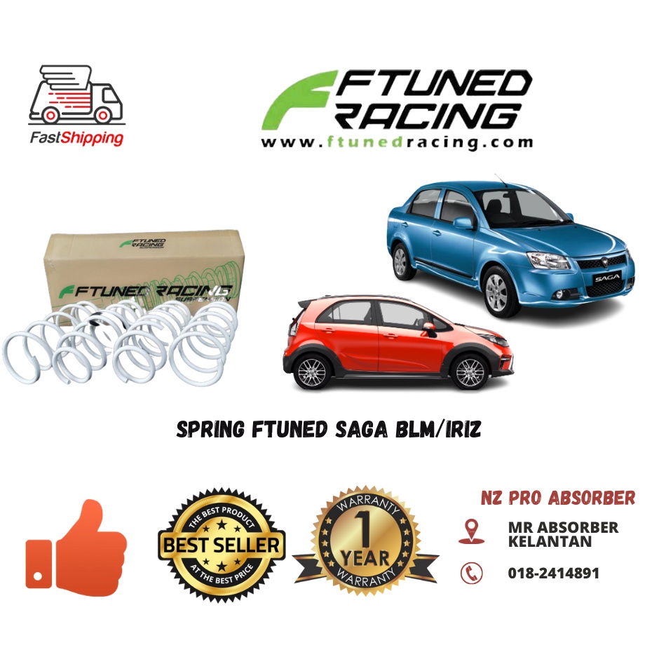 Saga flx/Saga vvt/Persona vvt sport spring ftuned Cls | Shopee Malaysia