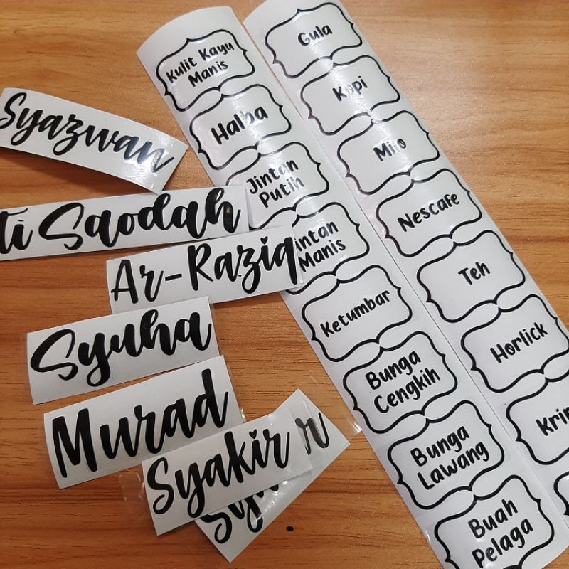 Sticker Potong (Vinyl) | Rectangle | Shopee Malaysia