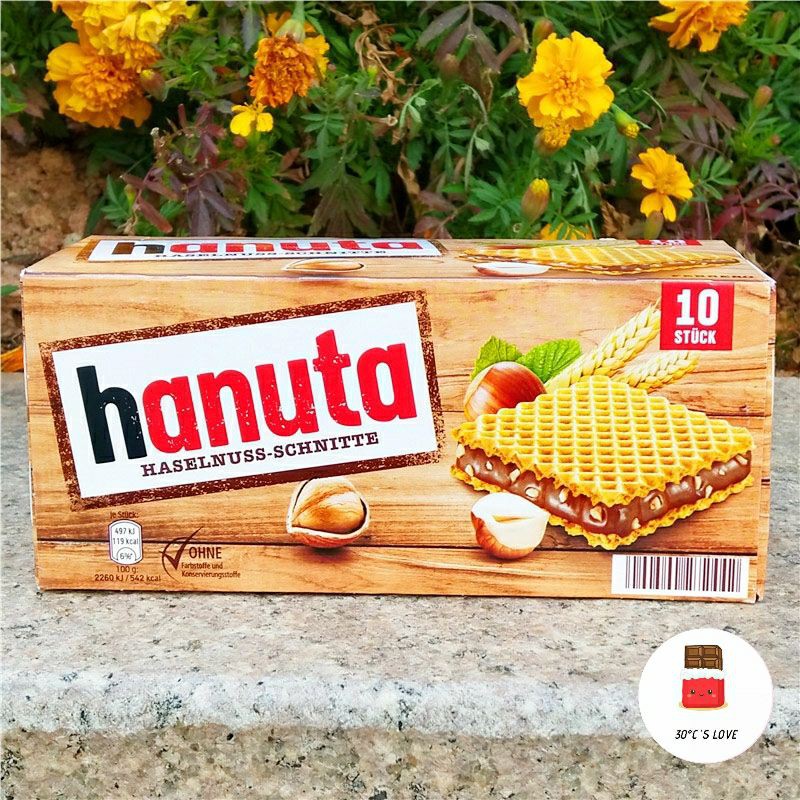 Ferrero Hanuta Hazelnut Waffles 10pieces 220G Box | Shopee Malaysia
