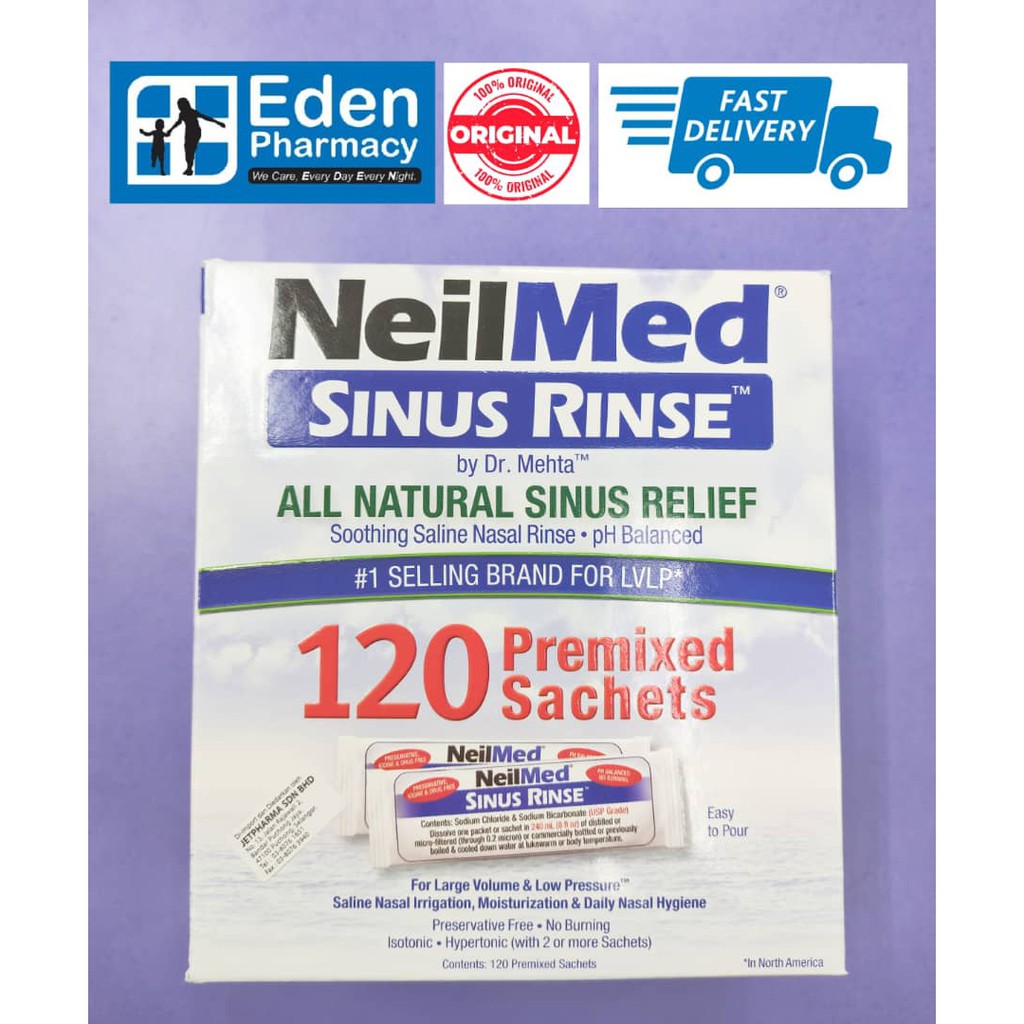 Neilmed Sinus Rinse Premixed Sachets ( NEIL MED SINUS RINSE ADULT ...