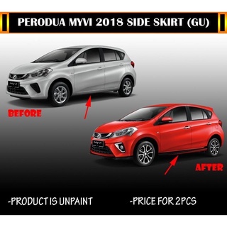 perodua myvi gear up side skirt new myvi | Shopee Malaysia