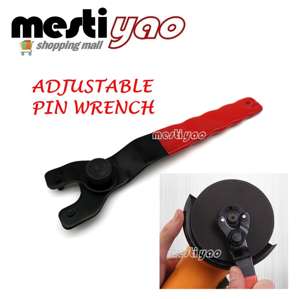Adjustable Pin Wrench 5” / 7” Angle Grinder Key Pin Wrench Tool ...