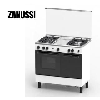 Zanussi 4 Burner 62L Free Standing Gas Cooker With Oven ZCG940W ...