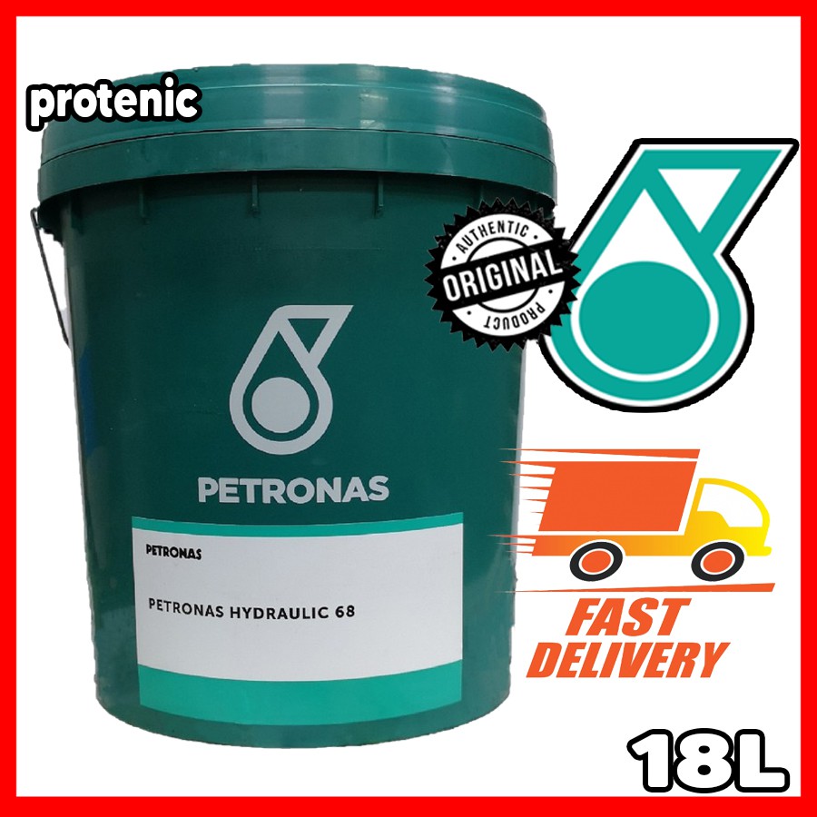 Petronas Hydraulic 68 (18L) High Performance Anti-Wear Hydraulic Fluid Industrial Machinery Use ...