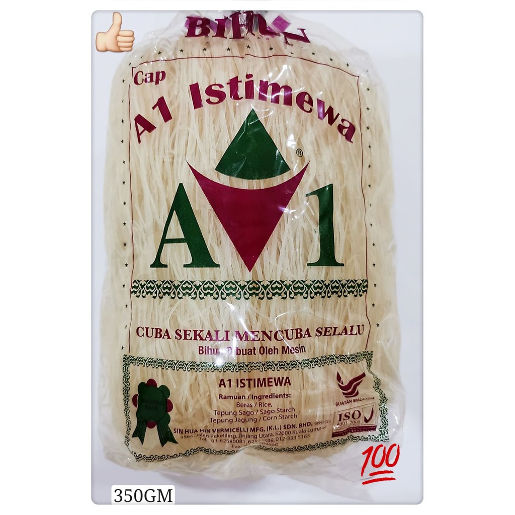 Bihun A1 Brand Rice Vermicelli(350GM) | Shopee Malaysia