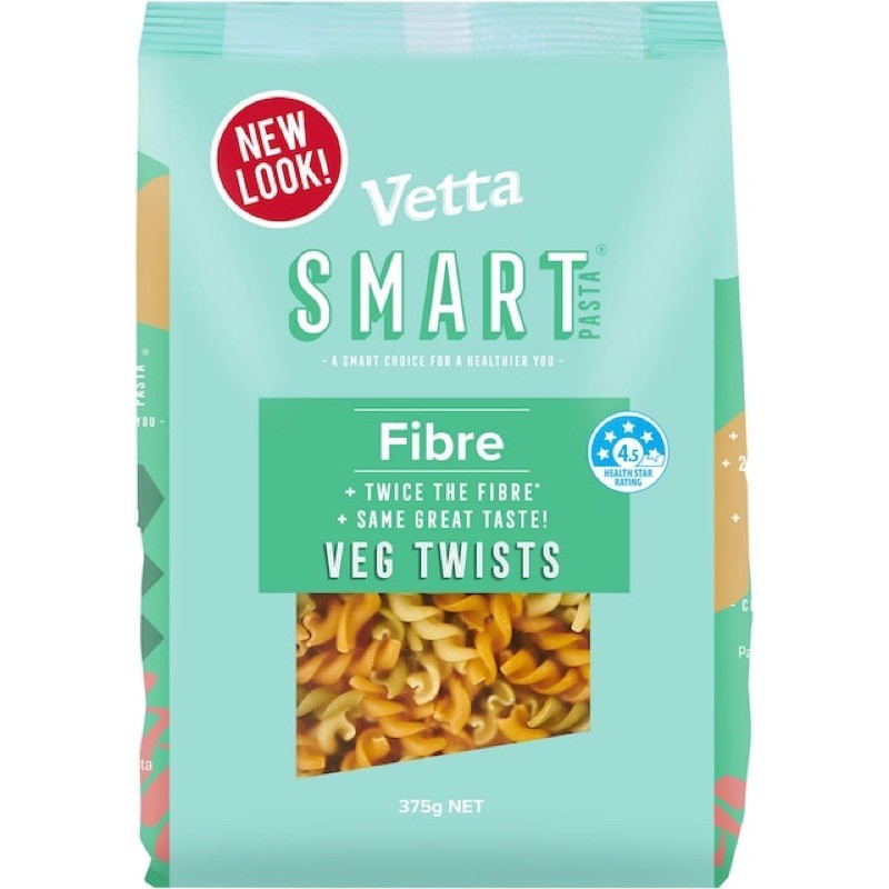 Australia Made! Vetta Smart Fibre Vegetable Twists Pasta Kids/Adults ...
