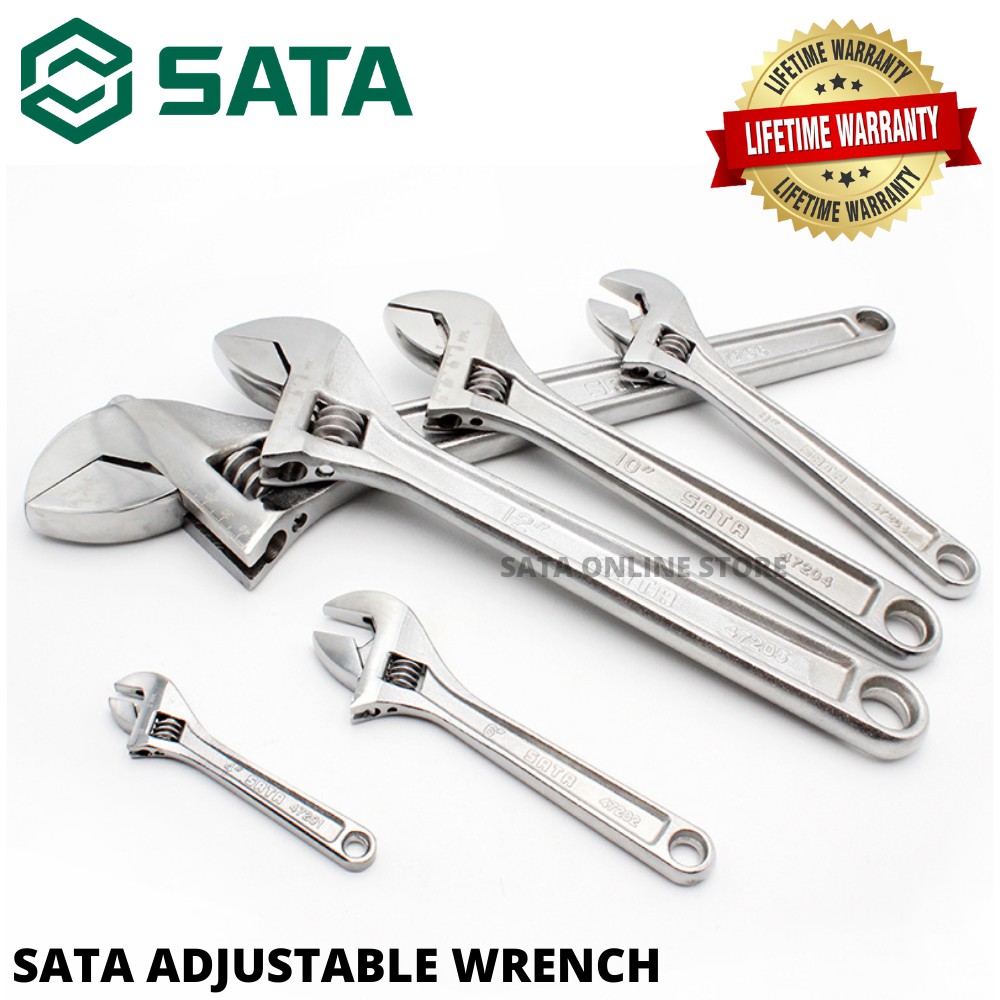 SATA ADJUSTABLE WRENCH / SPANNAR / ADJUSTABLE SPANNER / SATA HAND TOOLS ...