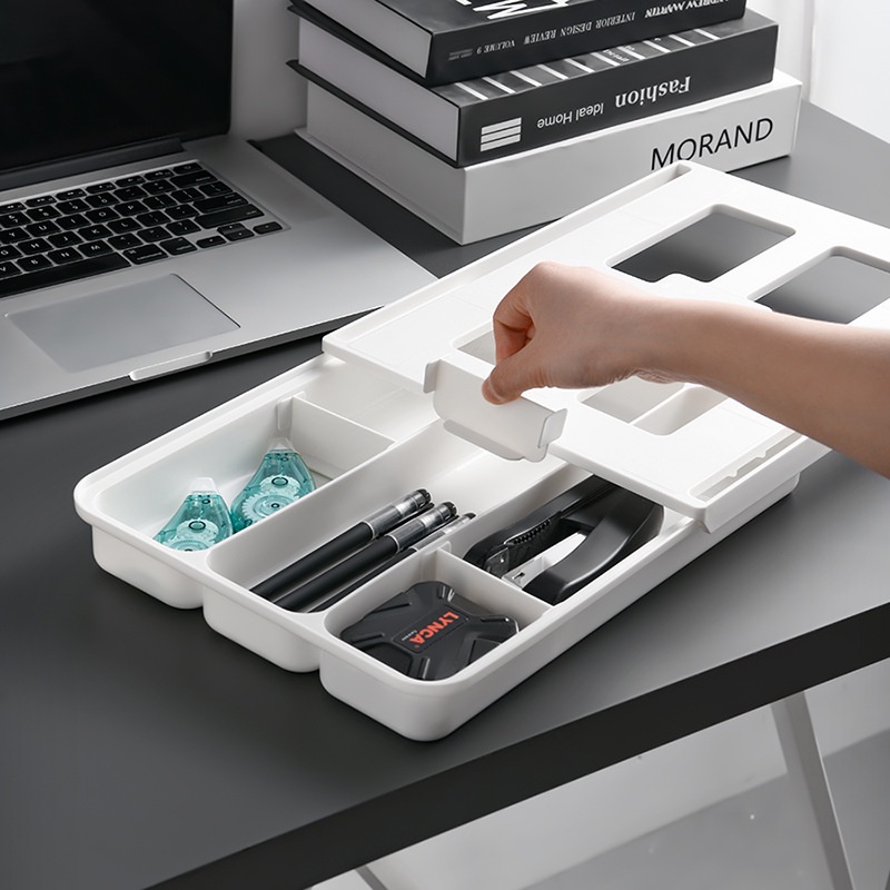 [Ready Stock] TOPFINE Under Table Desk Drawer Stationary Box Self ...