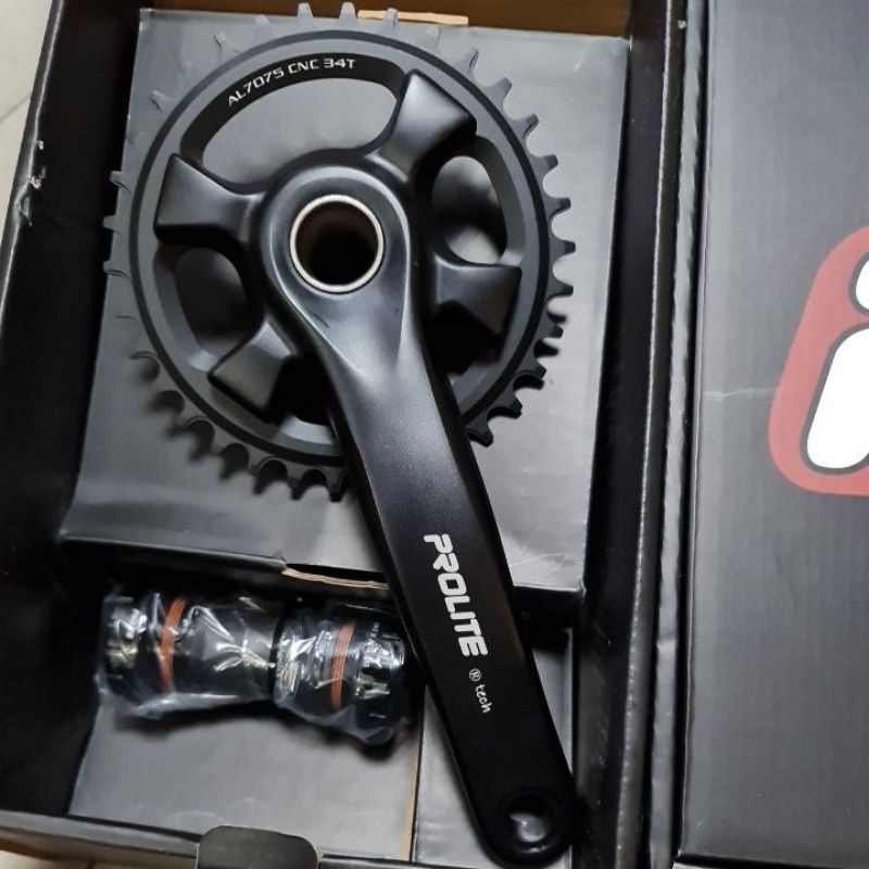 Prolite Single Double Triple Crankset 1 2 3 speed | Shopee Malaysia