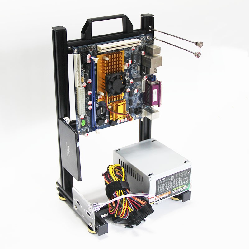 open all-aluminum rack ATX MATX ITX diy OPEN case computer vertical ...