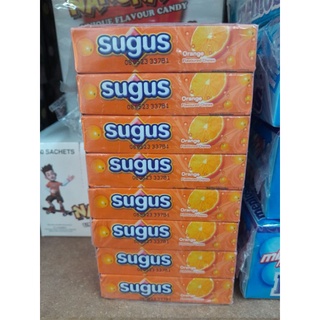 SUGUS FRUIT FLAVOURED ASSORTED SOFT CHEWY CANDY (24 STICKS X 10 PIECES ...