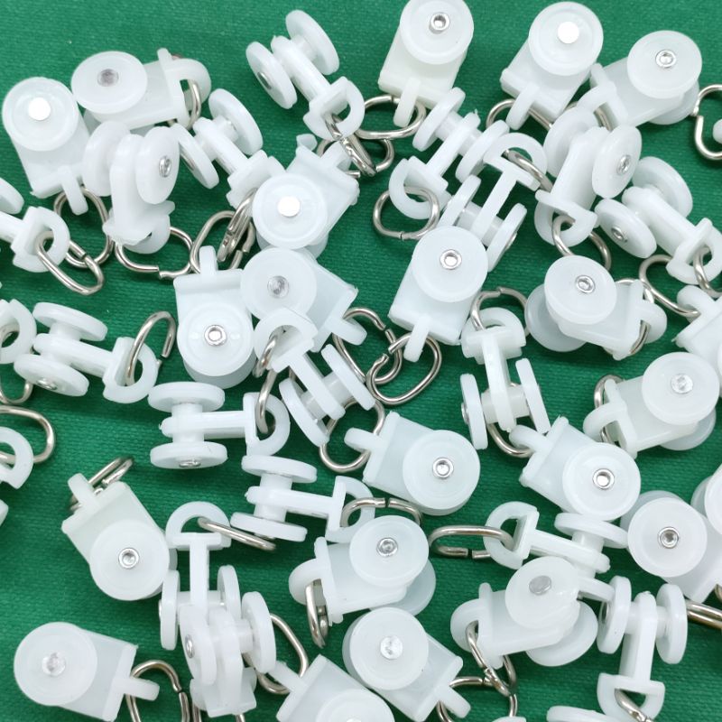 30pcs*Curtain Roller Doso / Roda Rail Langsir Doso/ Curtain Rail Wheels ...
