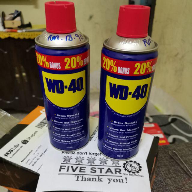 Original WD-40 Multipurpose Spray Extra 20% Bouns (333ml) | Shopee Malaysia