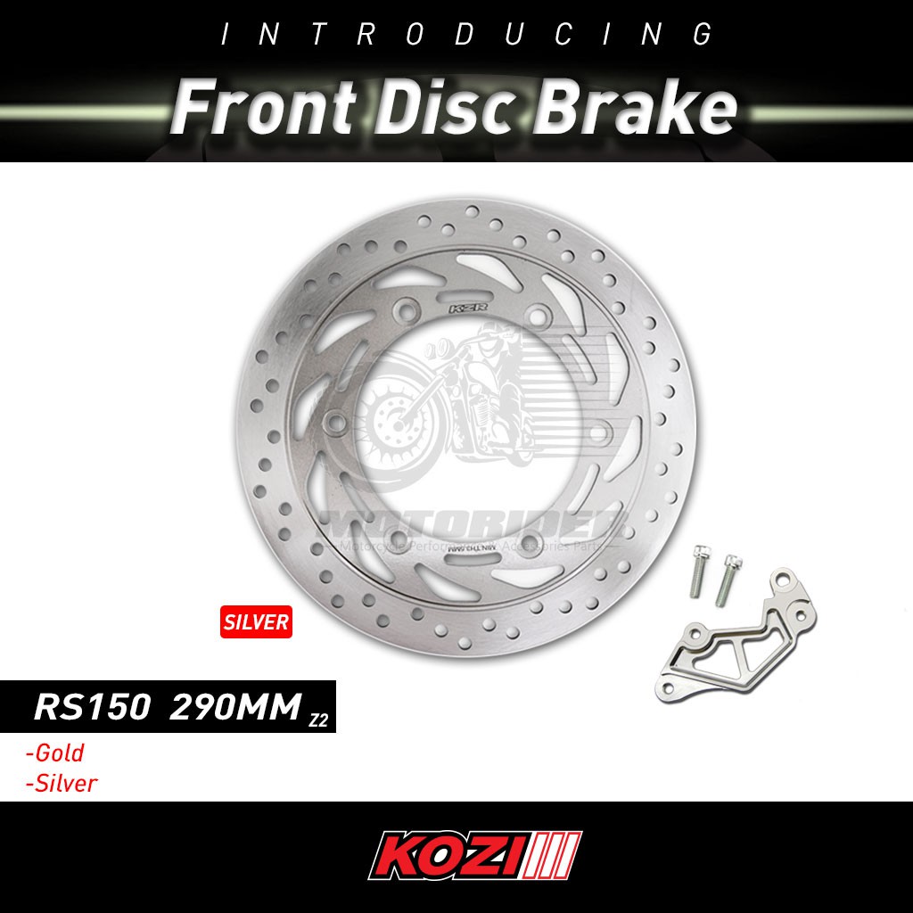 KOZI Front Disc Plate Brake 290mm for Y15ZR RS150 ( With Bracket ...