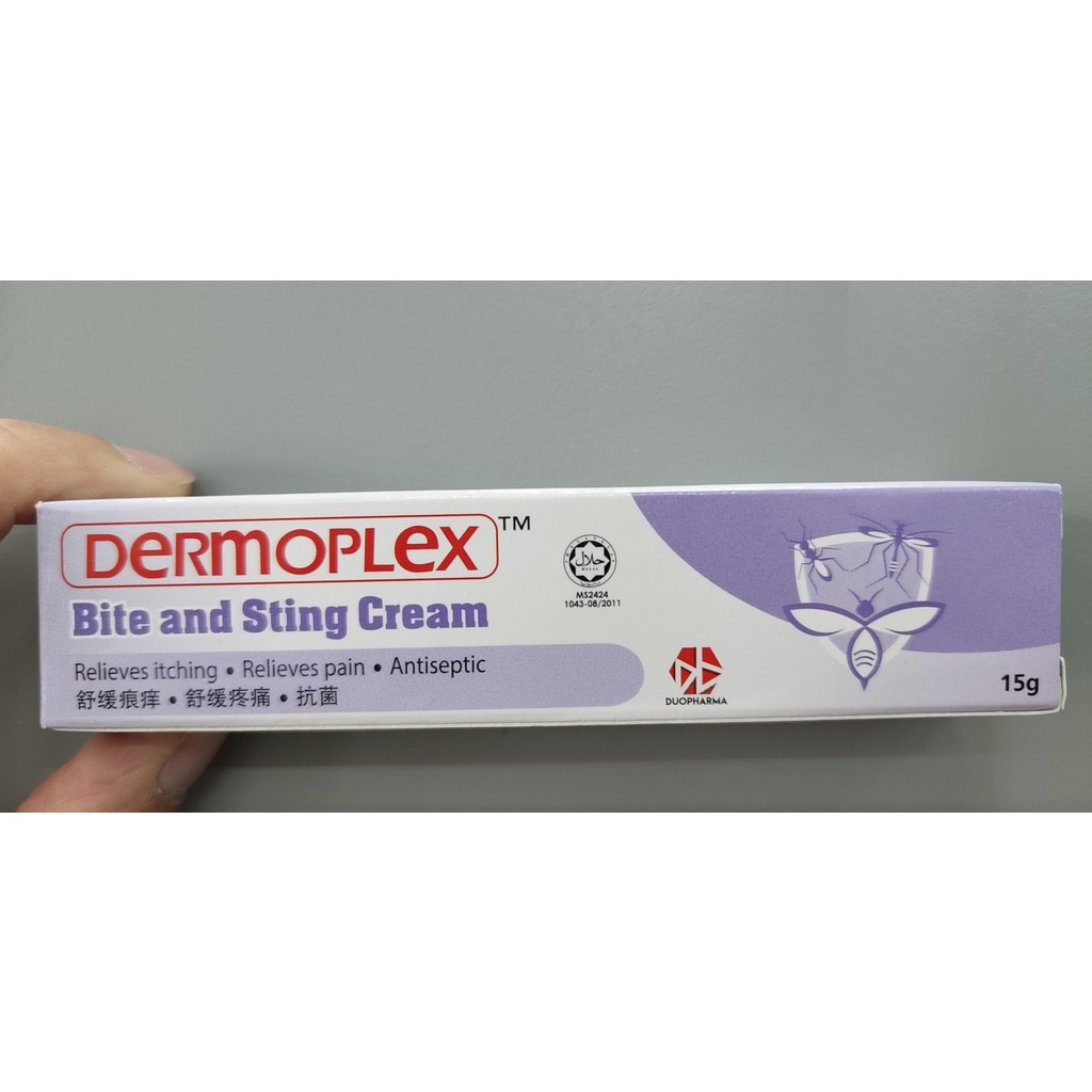 DERMOPLEX BITE AND STING CREAM (KRIM UNTUK GIGITAN DAN SEGATAN SERANGGA ...
