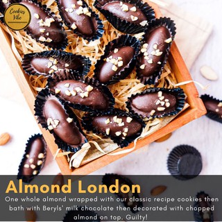 Almond London Premium Cookies Kuih Raya Almond | Cookies chocolate ...