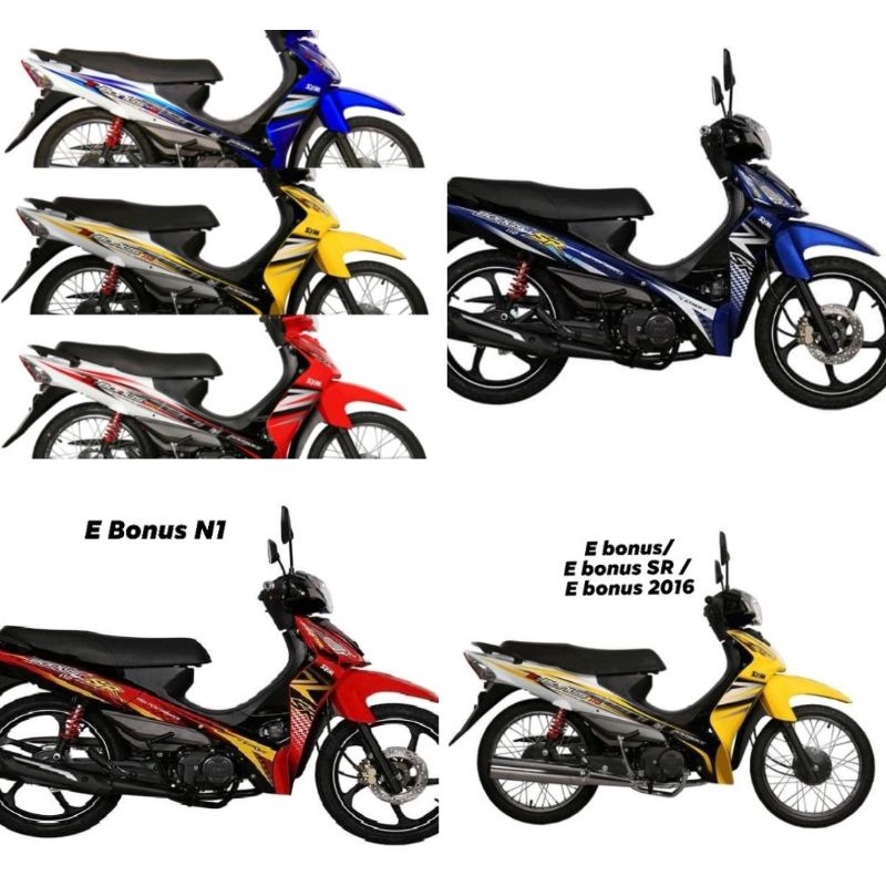 coverset Sym Ebonus 110 / E bonus 2016 dan Sym Bonus 110 SR ( N1 ...