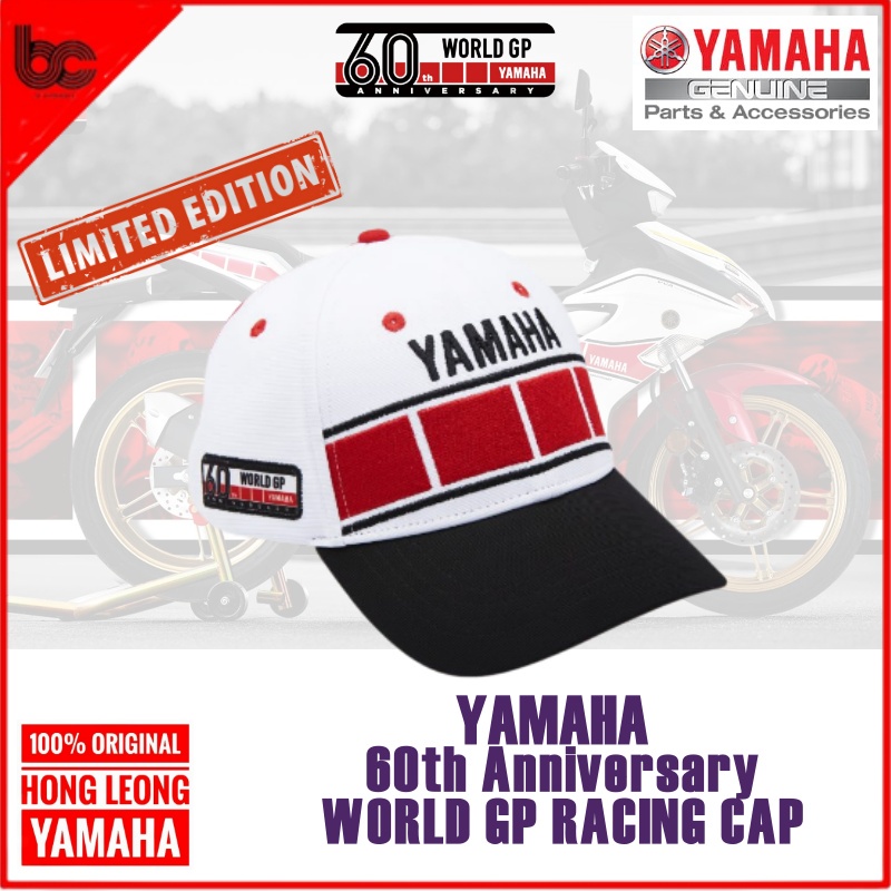 YAMAHA RACING CAP 60TH WORLD GP ANNIVERSARY / WGP / YAMALUBE / LIMITED ...
