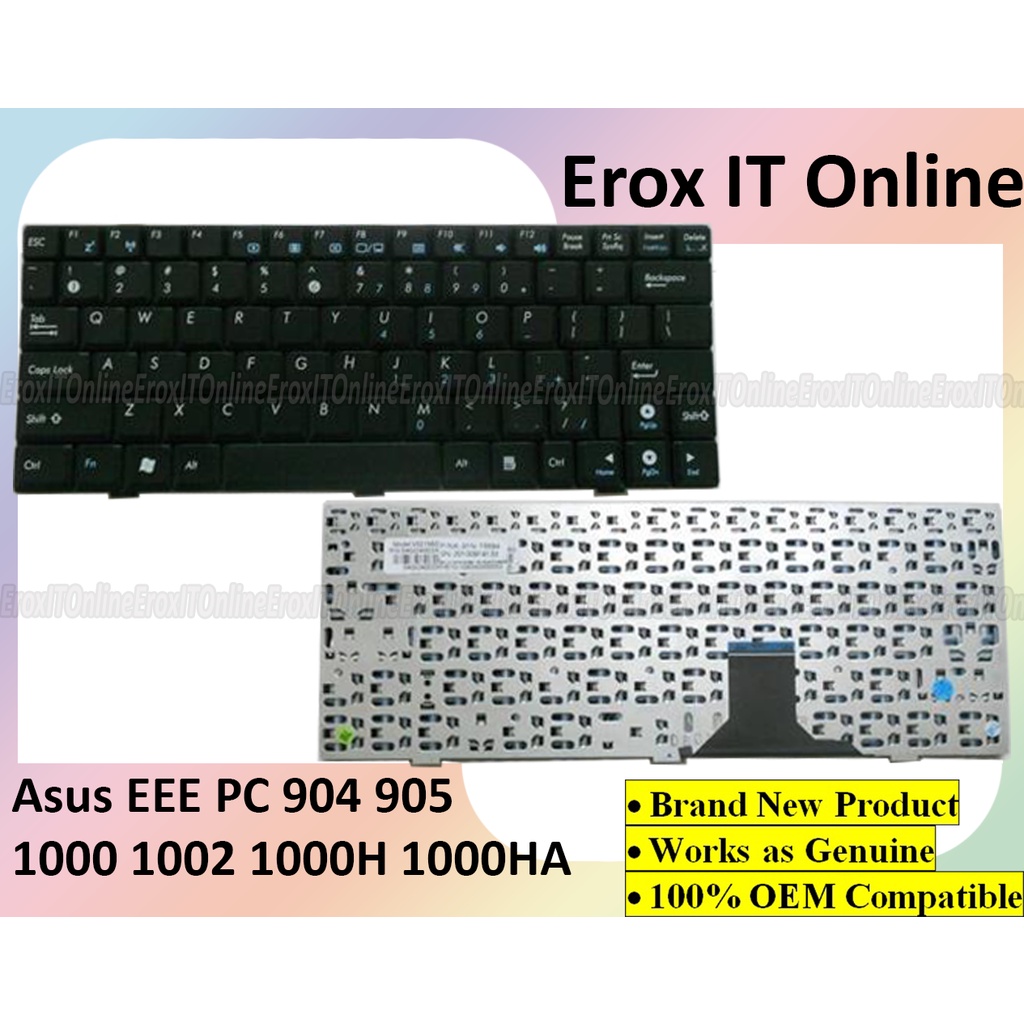 Asus EEE PC 904 905 1000 1000H 1000HA 1000HC 1000HD 1000HE 1002 Series Laptop Keyboard | Shopee ...