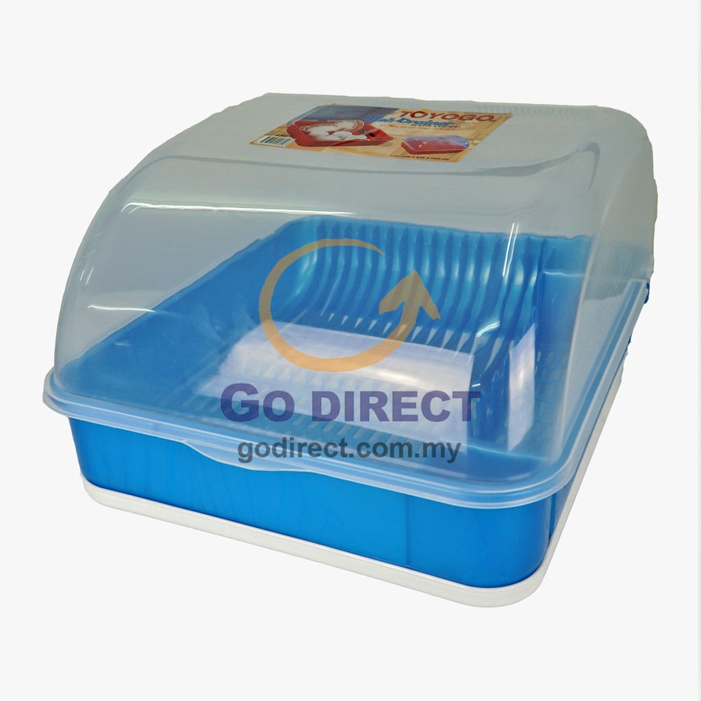 1 X TOYOGO Dish Drainer with Cover Dish Rack Kitchen Utensils Colander ...