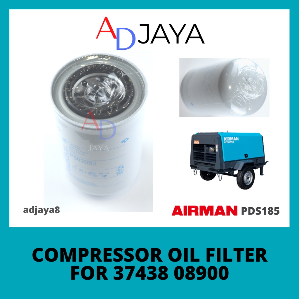 Airman PDS185 COMPRESSOR OIL FILTER Air Compressor For 37438 08900 ...