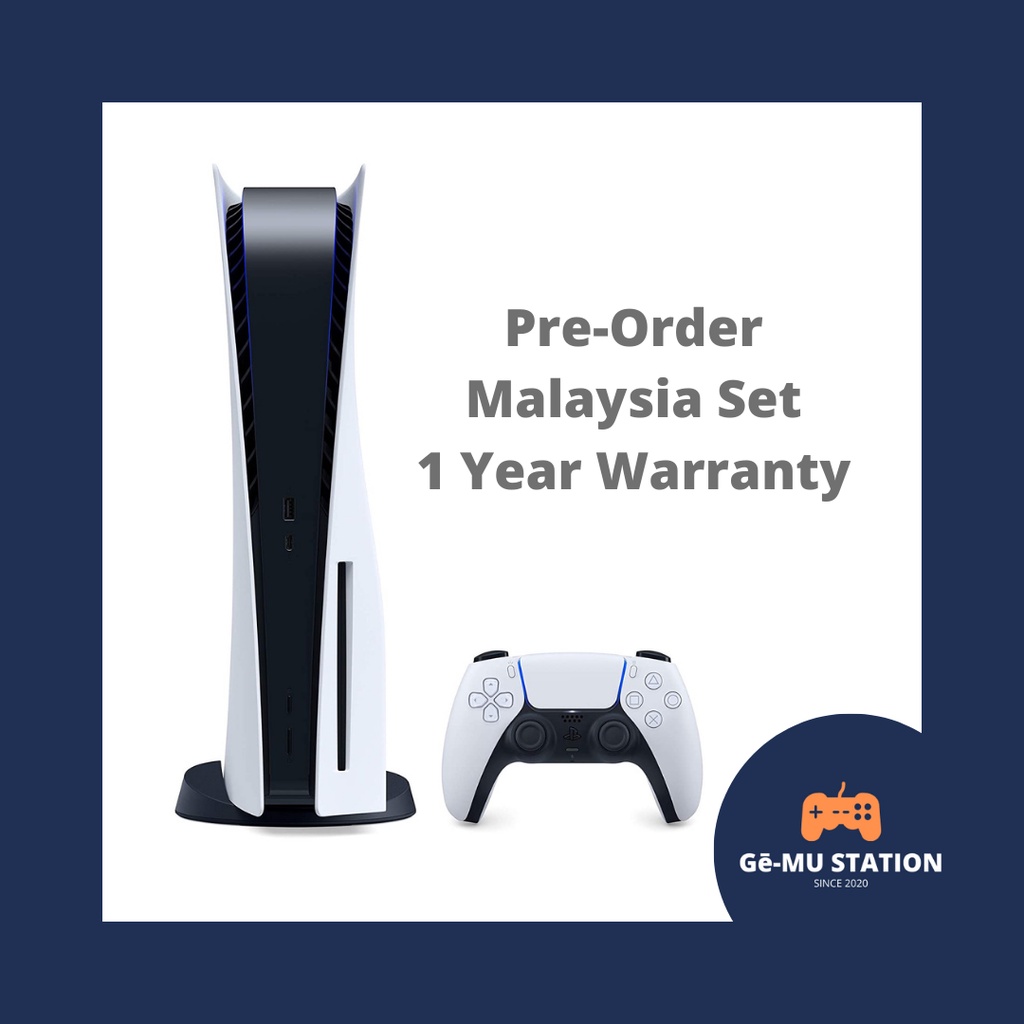 SONY PlayStation 5 PS5 825GB Disc Version Malaysia Set (1-Year Sony ...