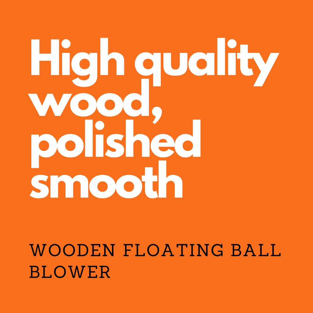 Montessori Wooden Floating Ball Blower Toy for Oral Motor Speech ...