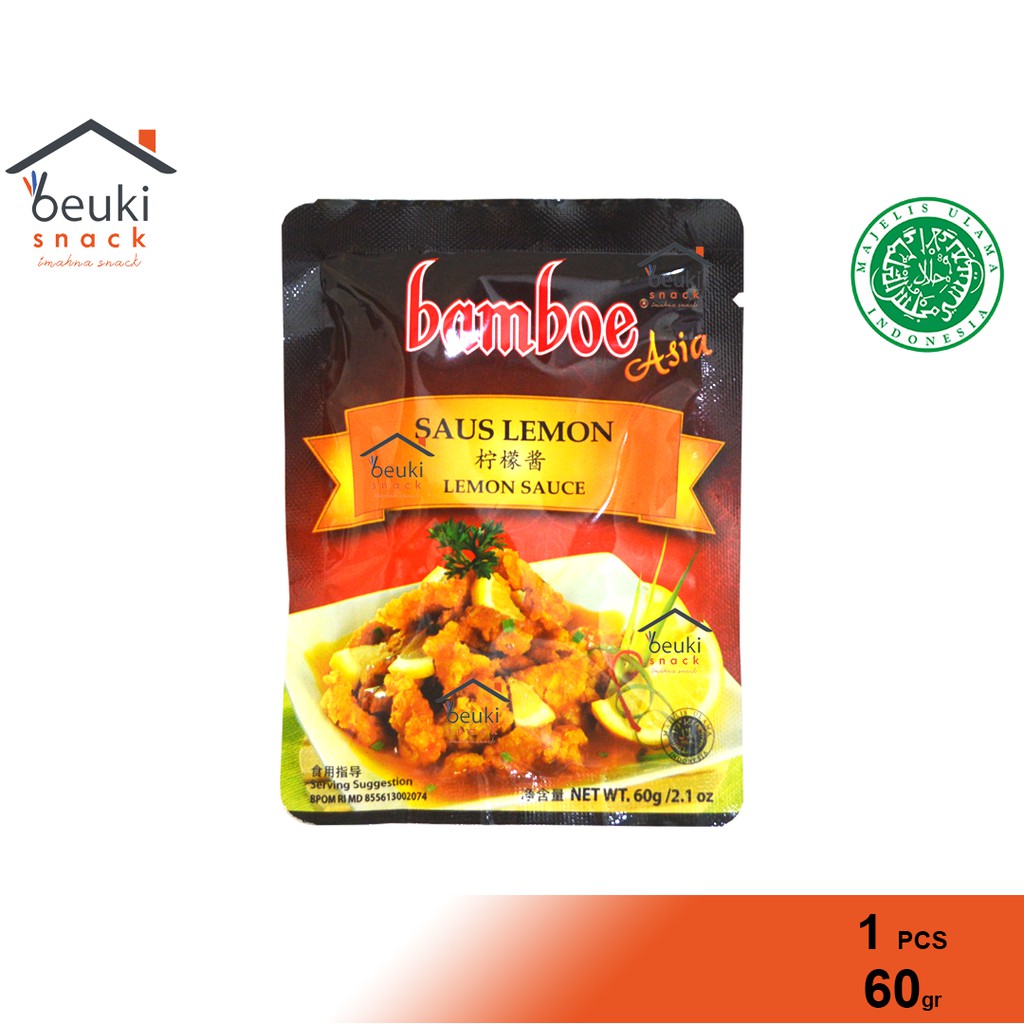 Ecer bamboe asia halal mui instant lemon sauce - 60gr | ecer bamboe ...