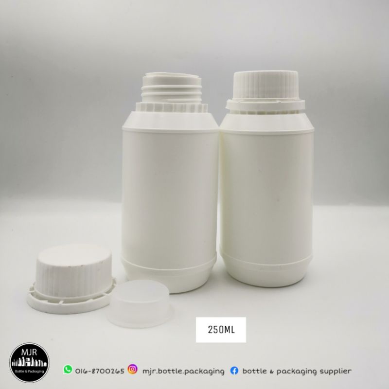 BOTOL ISI KAPSUL SAIZ BESAR / BOTOL ISI CECAIR/ BOTOL SAIZ 250ML ...