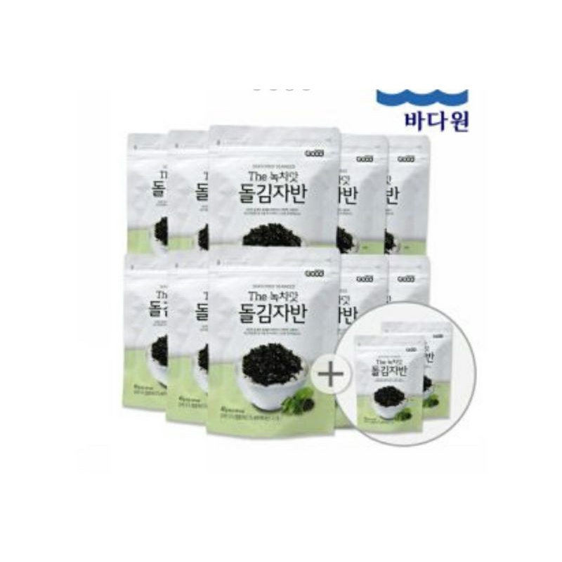 Korea Seawon Dried Sprinkle Seasoned Seaweed - Original / Green tea 40g ...