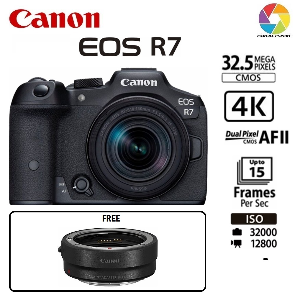 Canon EOS R7 Mirrorless Camera Body 18-150mm | Shopee Malaysia