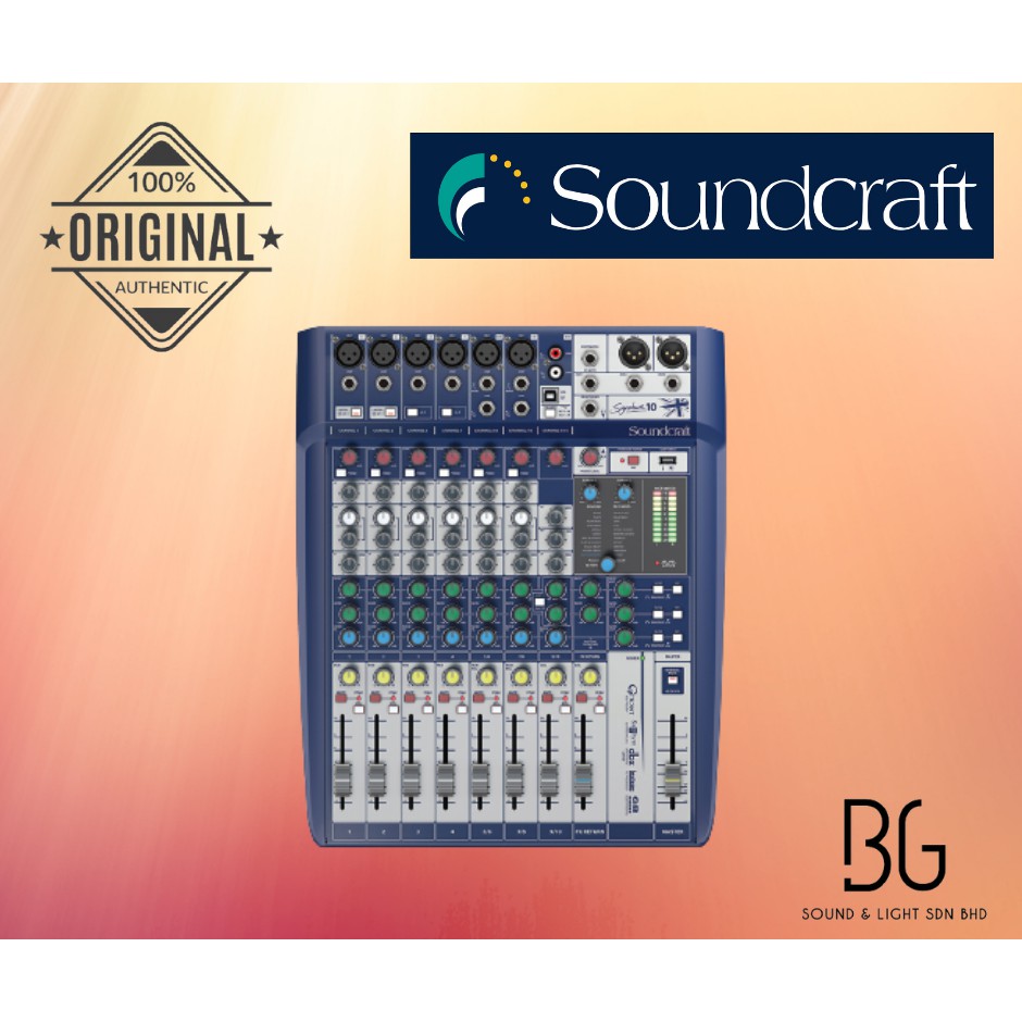 Soundcraft Signature10 Mixer | Shopee Malaysia