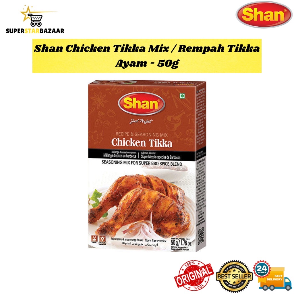 Shan Chicken Tikka Mix / Rempah Tikka Ayam - 50g | Shopee Malaysia