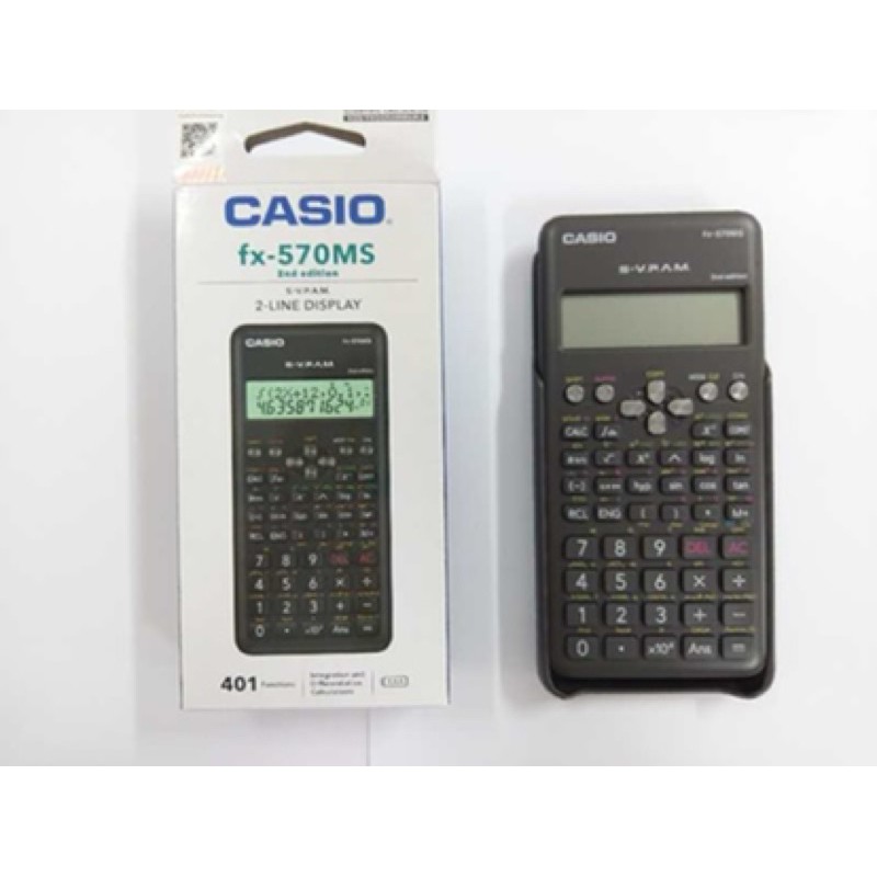 ORIGINAL CASIO FX-570MS - 2nd Edition Scientific Calculator ...