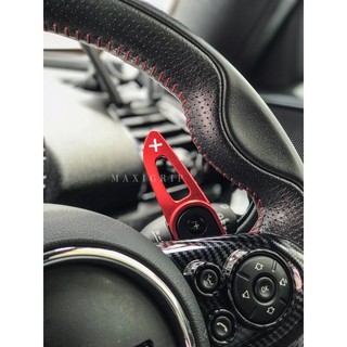 Mini cooper s paddle shifter aluminum jcw steering fits F54 F55 F56 F57 F60 clubman countryman 3 ...