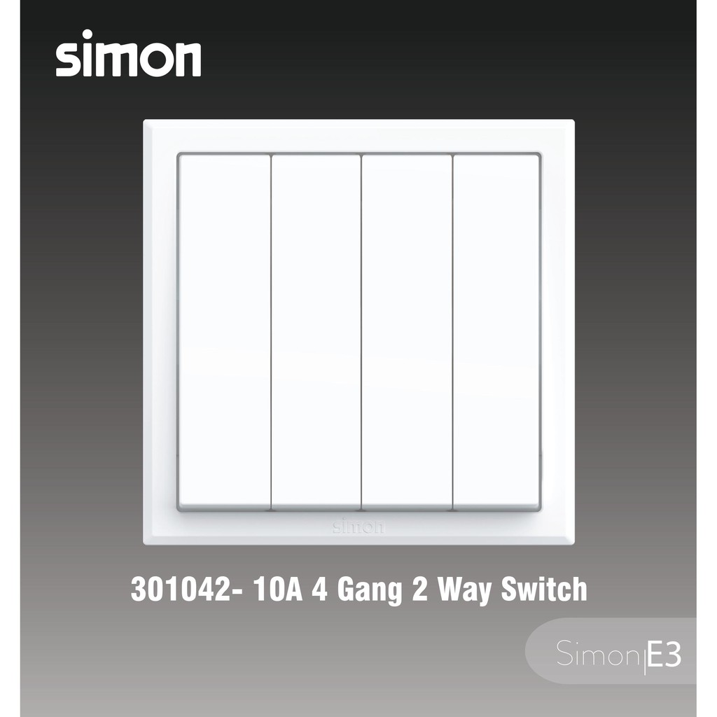 Simon E3 Socket Modern Switch Design Wall Switch Slim Door Bell Plug ...