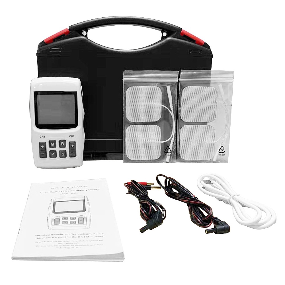 [Professional]ROOVJOY NEW 4-IN-1 Interferential And Russian Stimulation ...