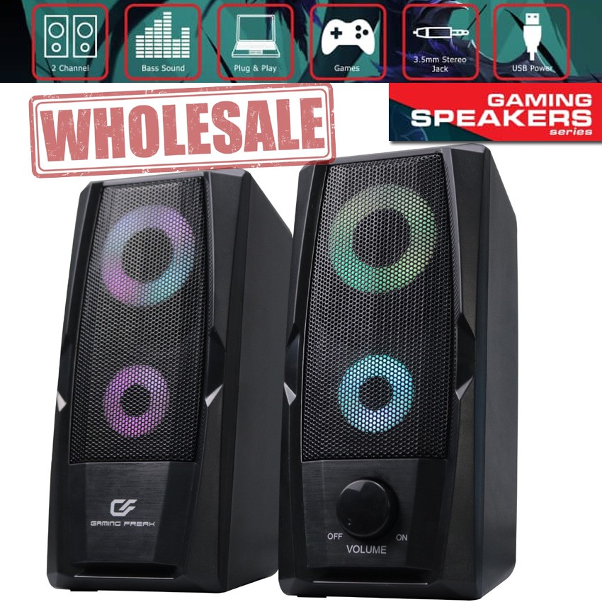 Gaming Freak Evo X Colorful RGB 3.5mm audio input USB Power Gaming ...