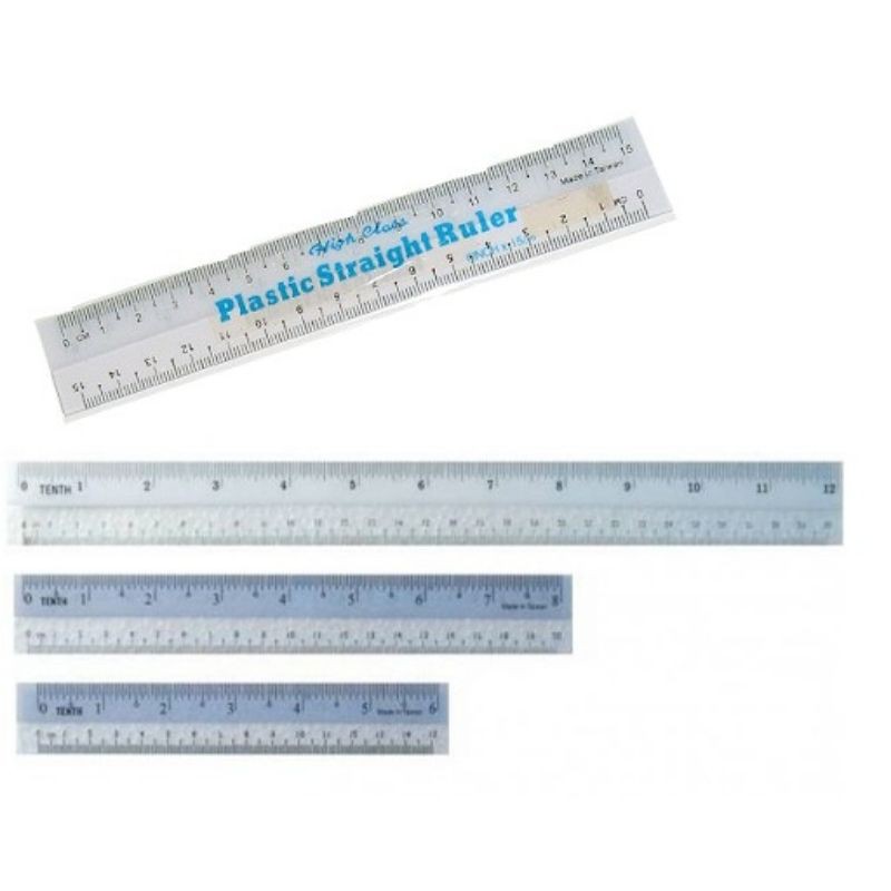 Plastic Straight Ruler / Bendable / Soft / Flexible Student Ruler / Pembaris 15cm | Shopee Malaysia