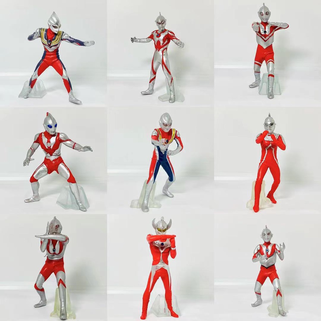 Ultraman Series Action Mini Figure Collectibles Items Cake Topper Ready ...