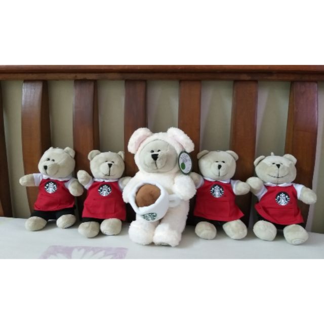 Starbucks Red Apron Christmas Bearista 2019~20cm | Shopee Malaysia