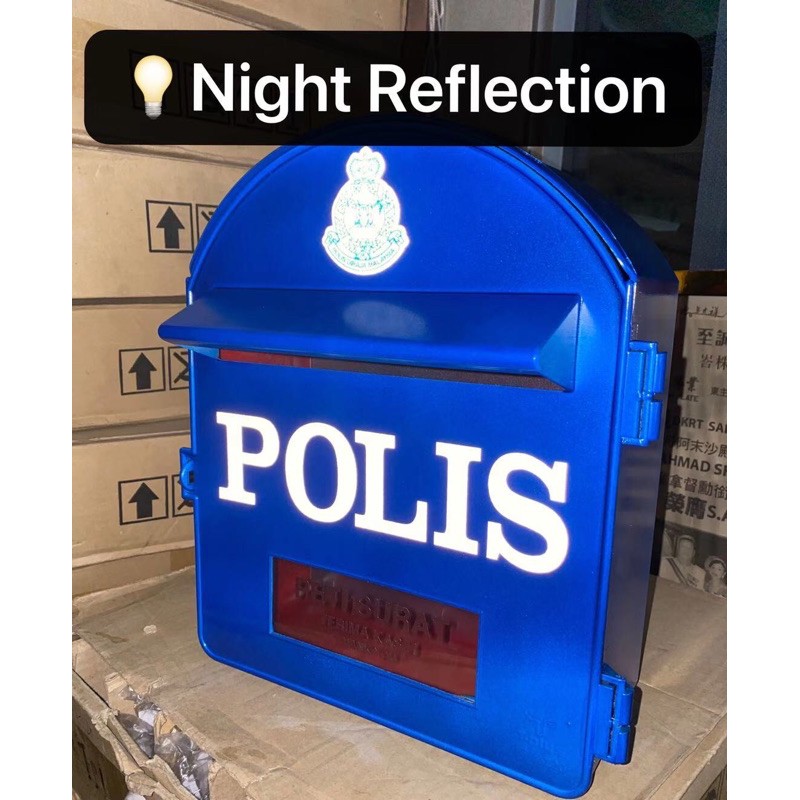 Mail Box/Letter Box/Peti Surat/Police Mailbox/Peti Surat Polis/ Peti ...