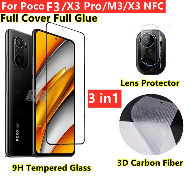 POCO F3 Screen Protector POCO M3 M4 Pro 5G X3 GT Matte Tempered Glass ...