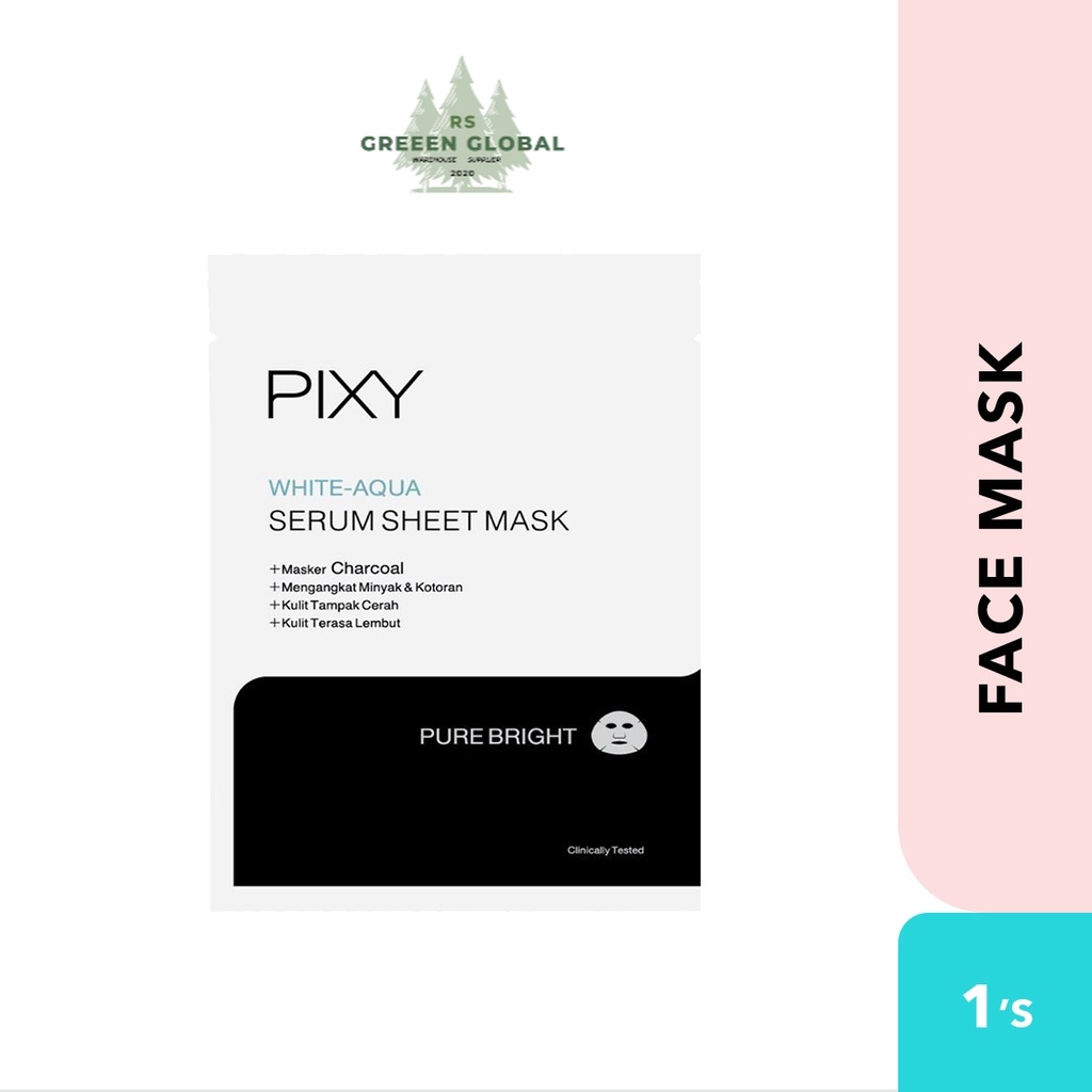PIXY White Aqua Serum Sheet Mask Pure Bright 20g [1pc] (face mask ...