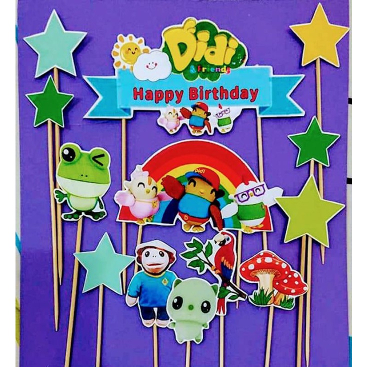Didi & Friends Cake Topper | Shopee Malaysia