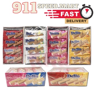 [911] Oriental Delio Wafer With Cream 24sx16gm (Choco/Strawberry/Orange ...
