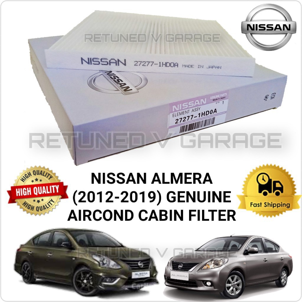NISSAN ALMERA GENUINE AIRCOND CABIN FILTER (27277-1HD0A) | Shopee Malaysia
